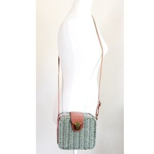 Lucky 7 | Bags | Boho Square Rattan Straw Crossbody Bag | Poshmark